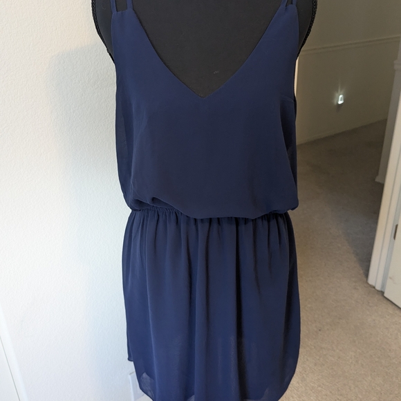 Maude | Dresses | Maude Navy Blue Dress | Poshmark